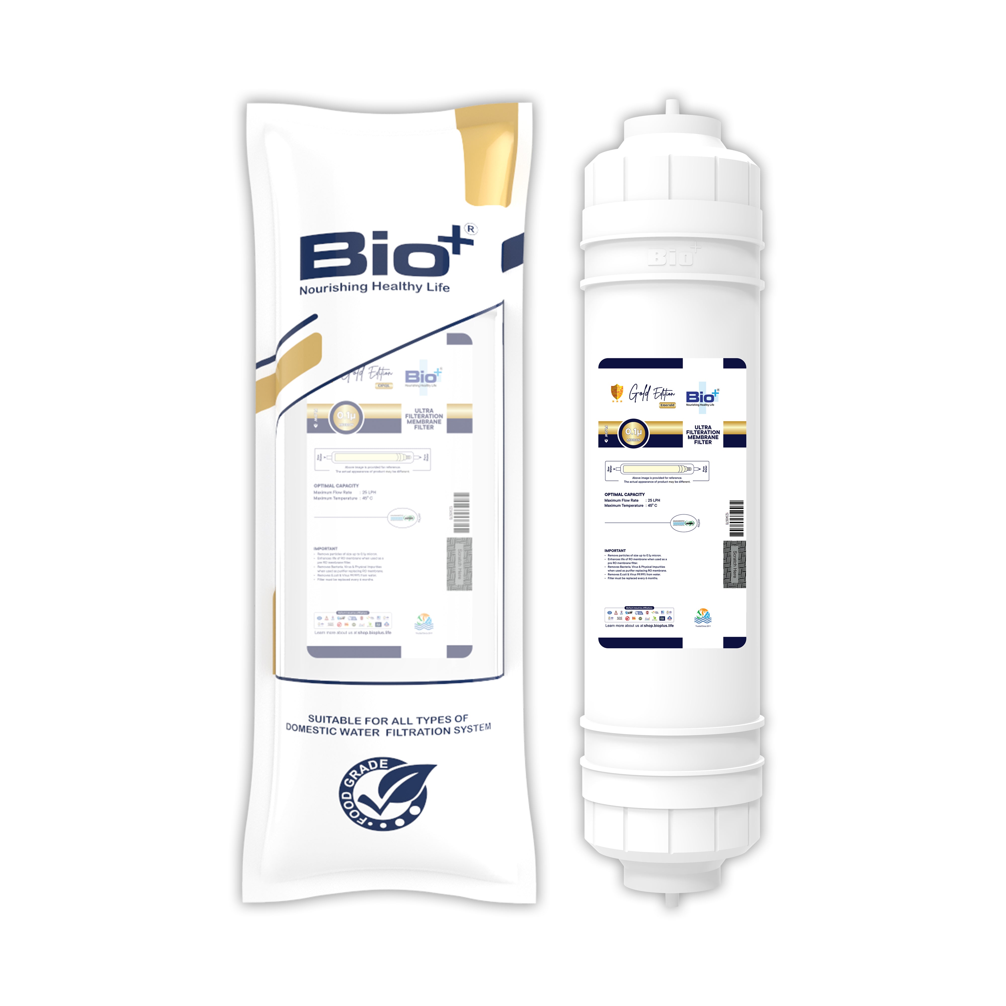 BioPlus UF MEMBRANE 10" - Advanced Filteration Purification System Upg ...