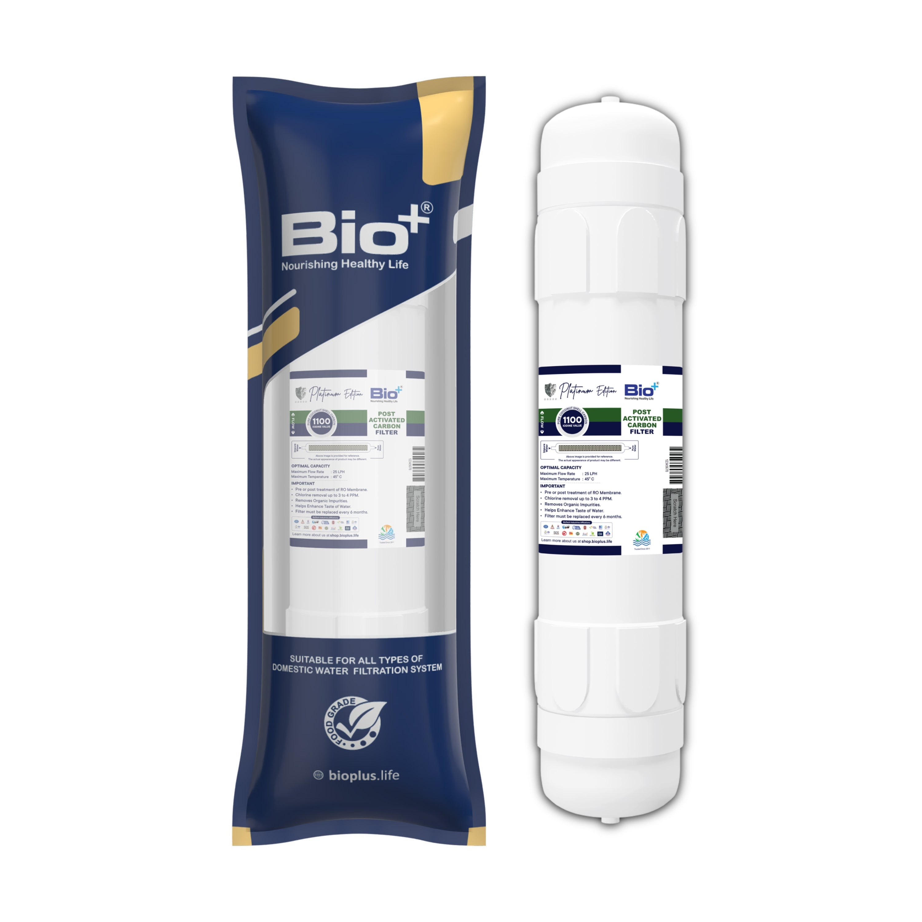Bio+ PCTE Taste Enhancer Filter – Post Carbon for Better Water ...
